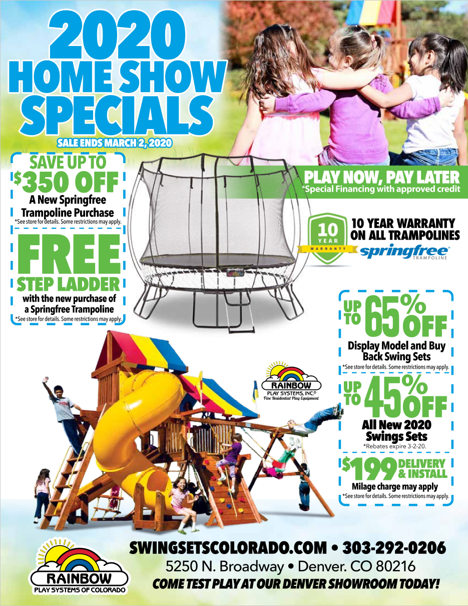 Colorado Garden and Home Show Sales Event ending March 2nd!